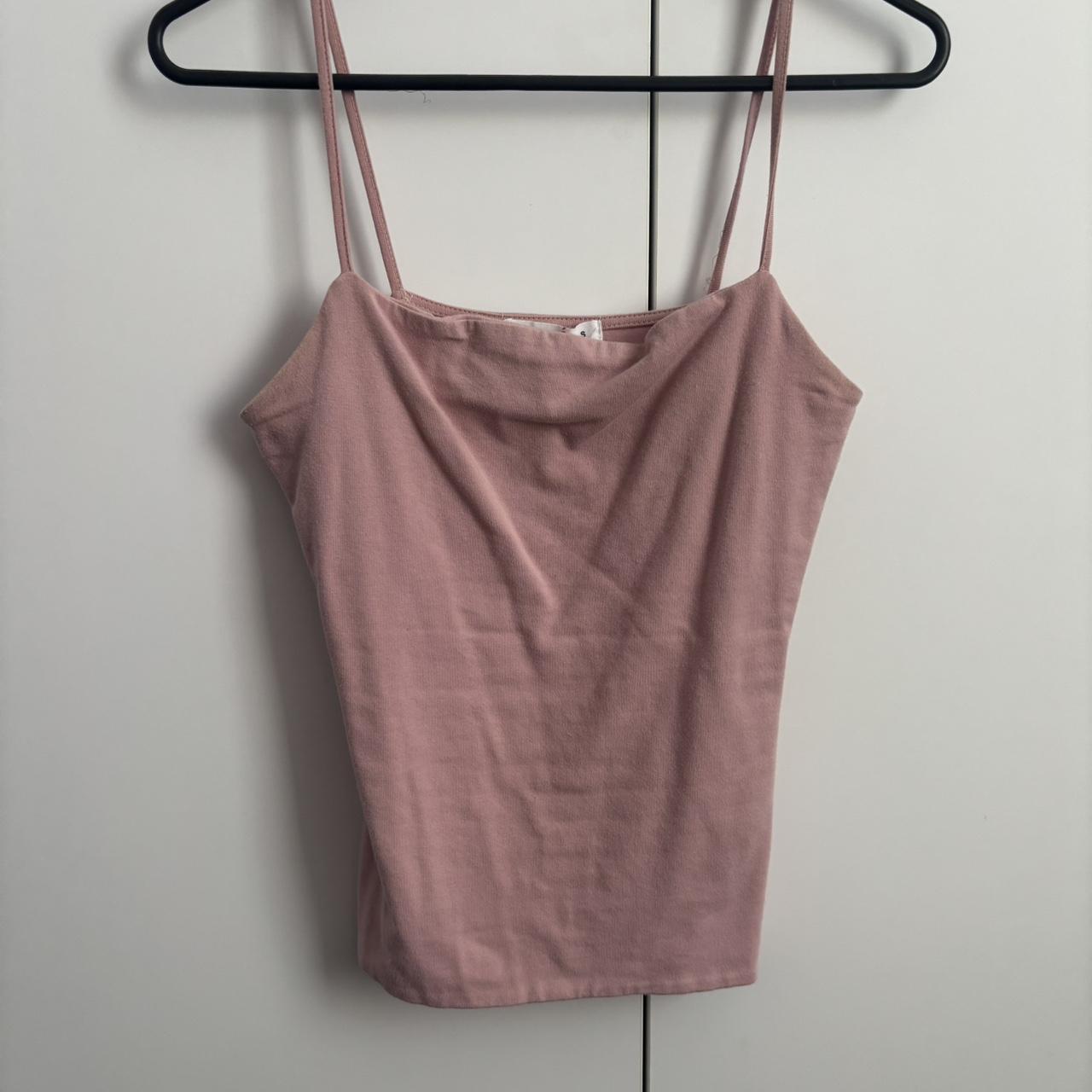 Supre Soft Pink Singlet Top - worn a few times -... | Depop
