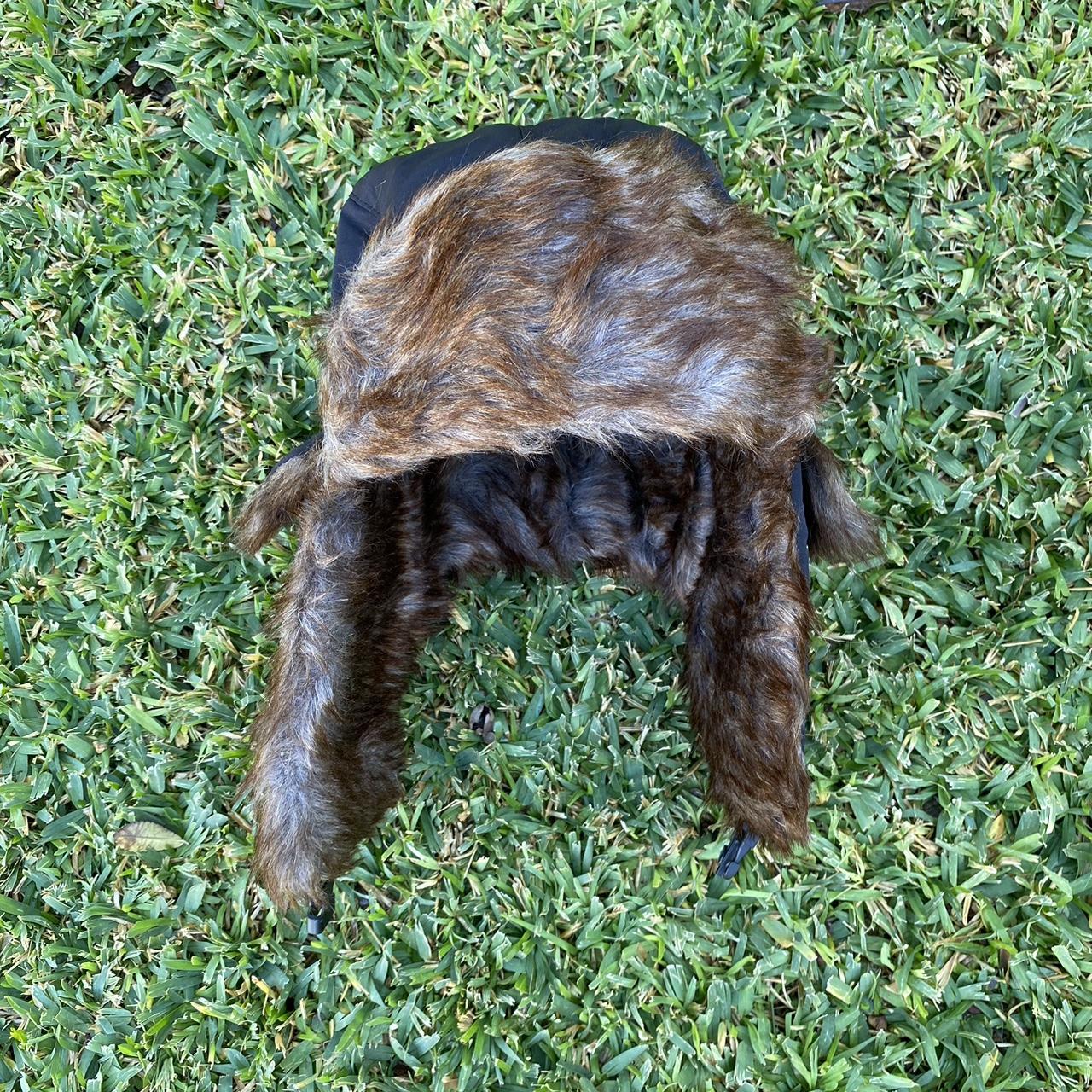 y2k fluffy hat , 2000s (unisex) size: one size fits... - Depop