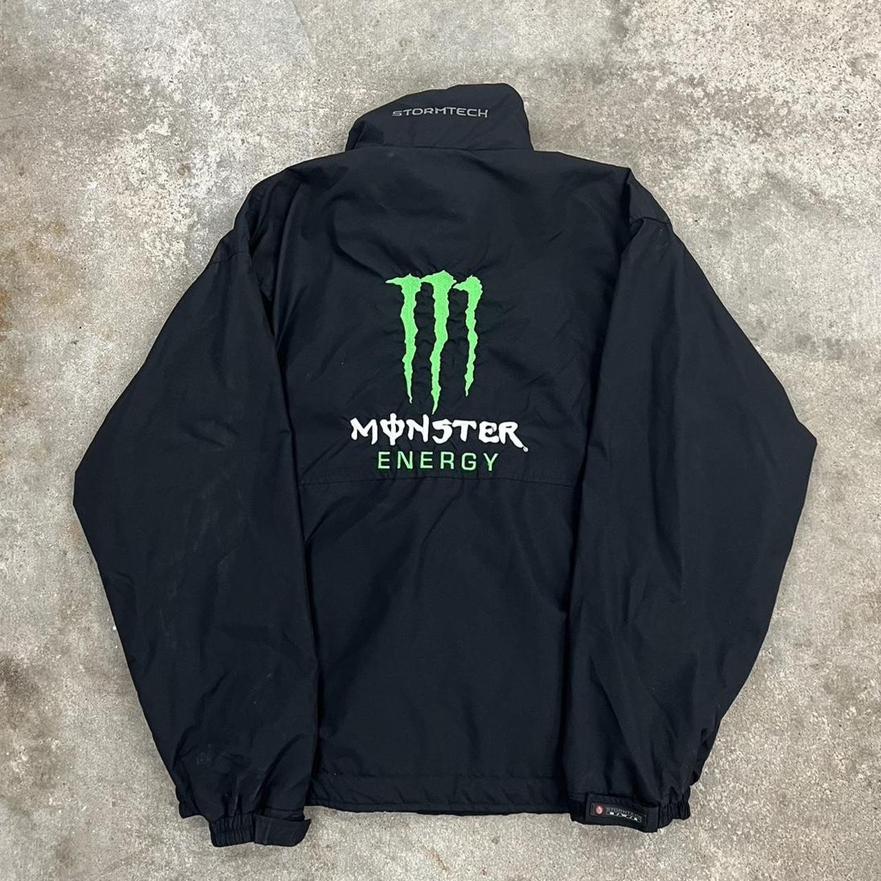 monster energy jacket | size XL - Depop