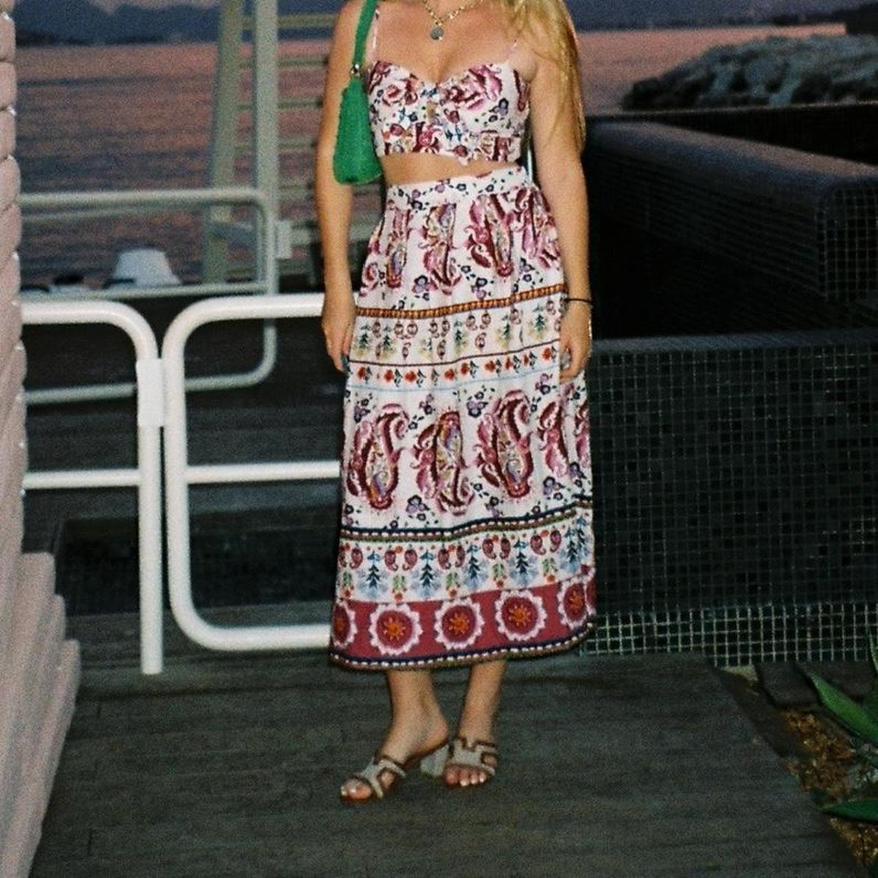 Carolina Constas Maxi Skirt and Top Set! Perfect for... | Depop