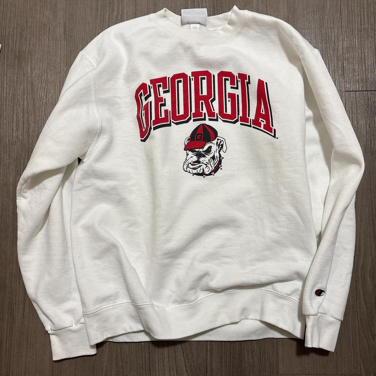 Georgia Tech Champion bulldogs crewneck, only worn... | Depop