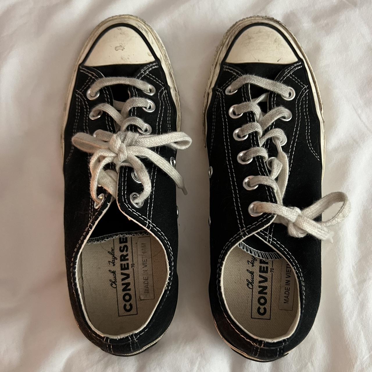 lowtop chuck 70s converse, definitely work in but... - Depop