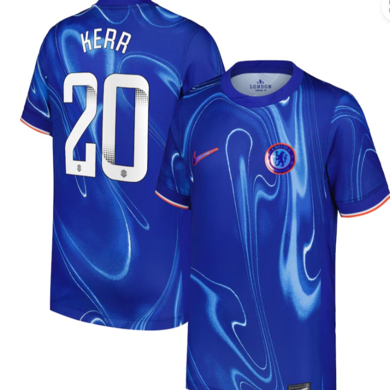 Chelsea New season 24/25 home jersey featuring... - Depop