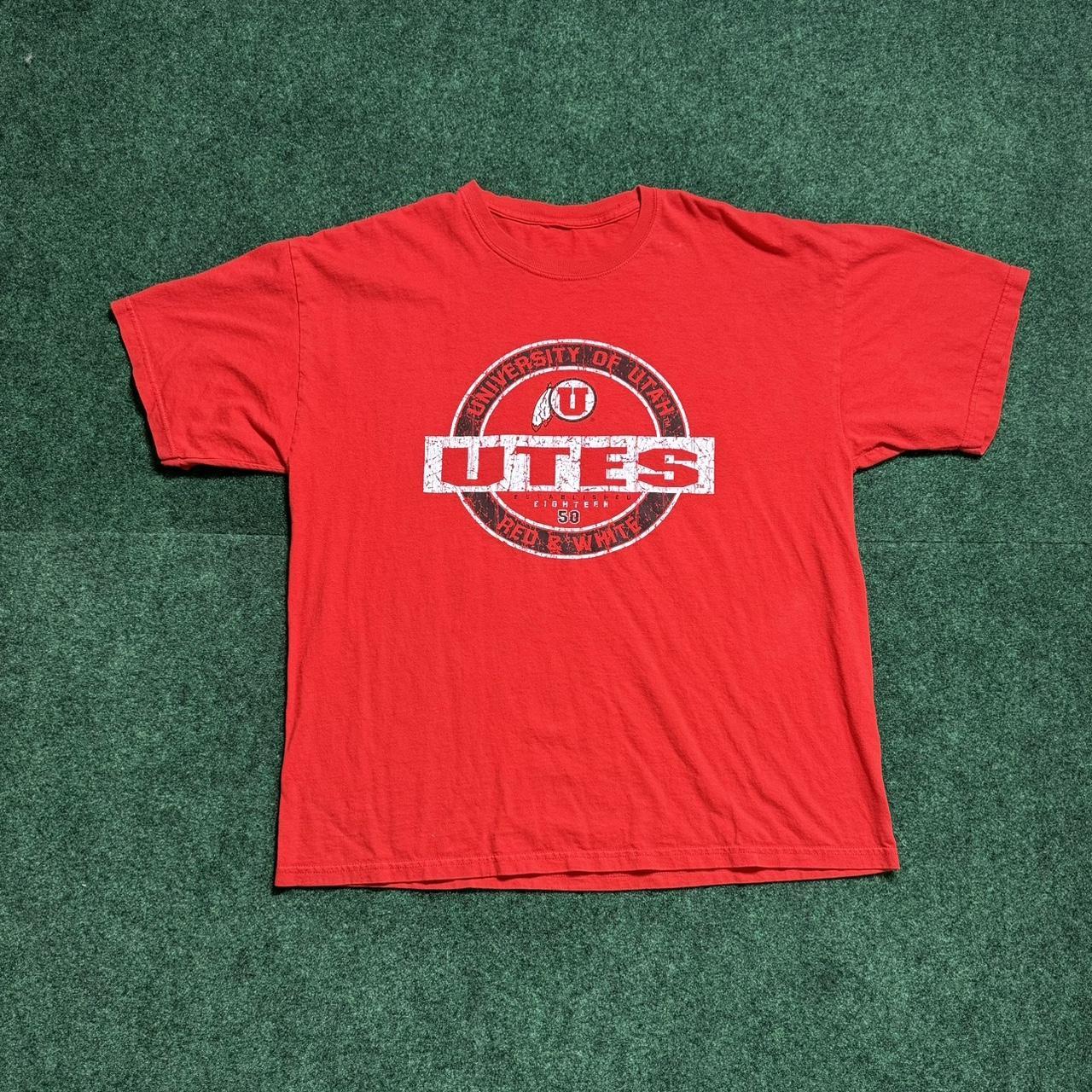 Utah Utes T Shirt 🔴 In great condition. Nice... - Depop