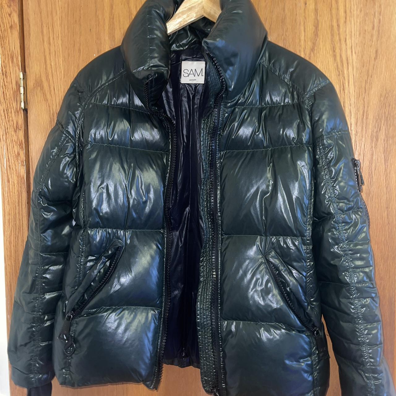 Emerald green authentic SAM coat. - Depop