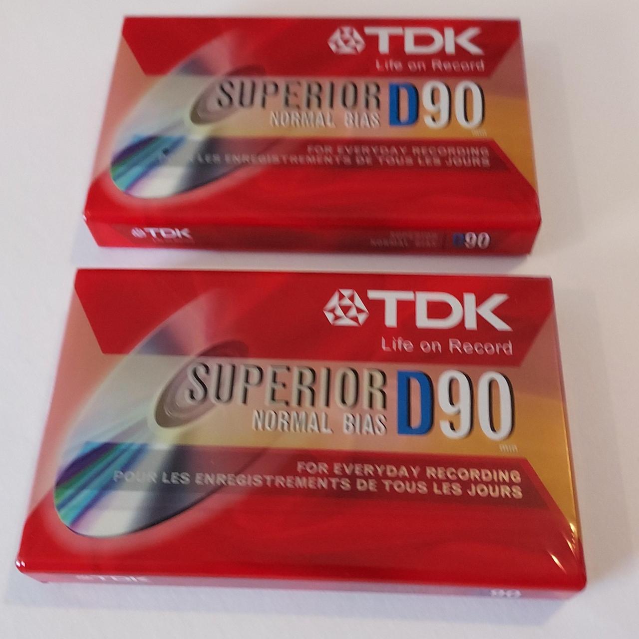 2-count New in Sealed packs TDK Superior D90 Normal... | Depop