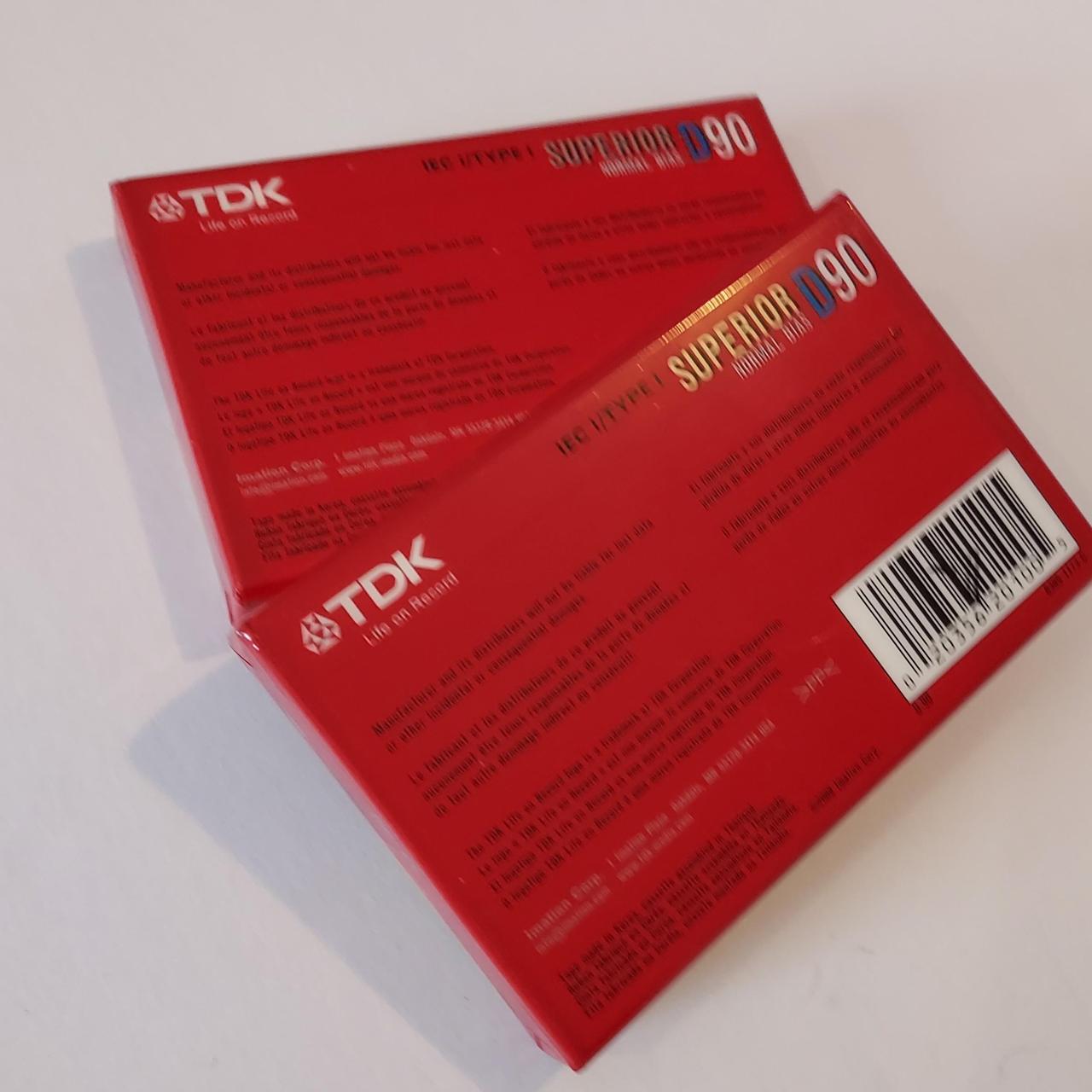 2-count New in Sealed packs TDK Superior D90 Normal... | Depop