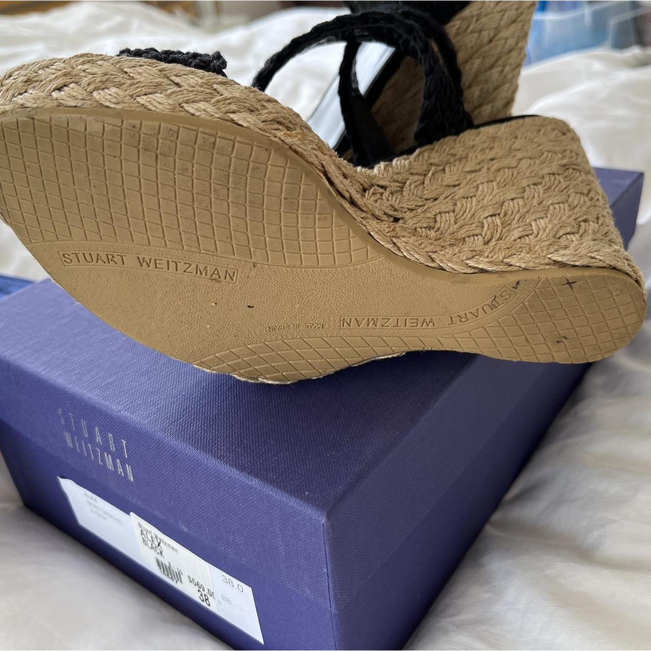 Stuart Weitzman. Black edge sandals “Alex Nero... - Depop