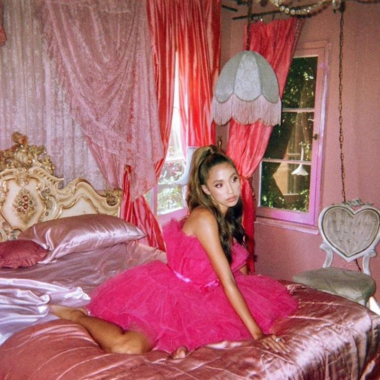 Kikiriki pink poof dress (only worn ONCE for... - Depop