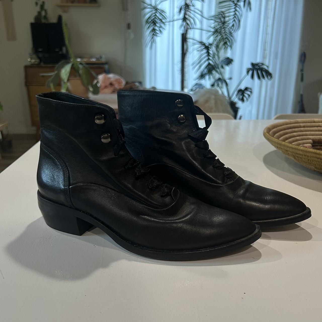 Intentionally Blank lace up boots. Comes with... - Depop