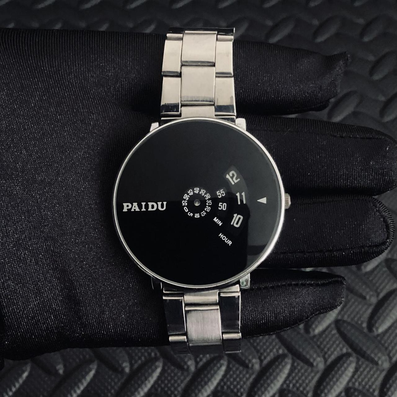 Paidu Unisex Wheel Dial Quartz Wrist Watch VG+... - Depop