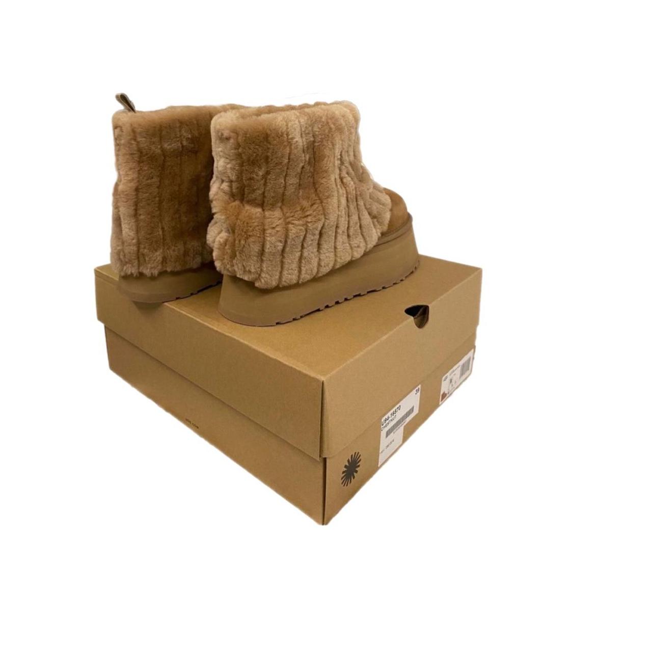 Ugg classic short sherpa corduroy platform... - Depop