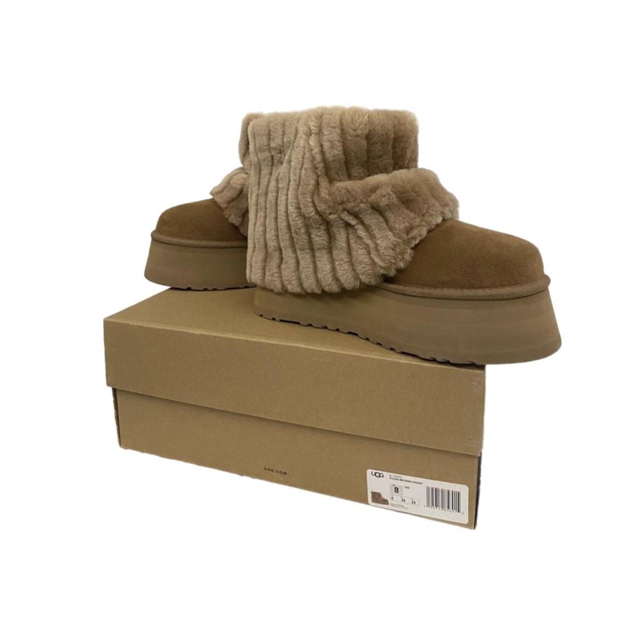 Ugg classic short sherpa corduroy platform... - Depop