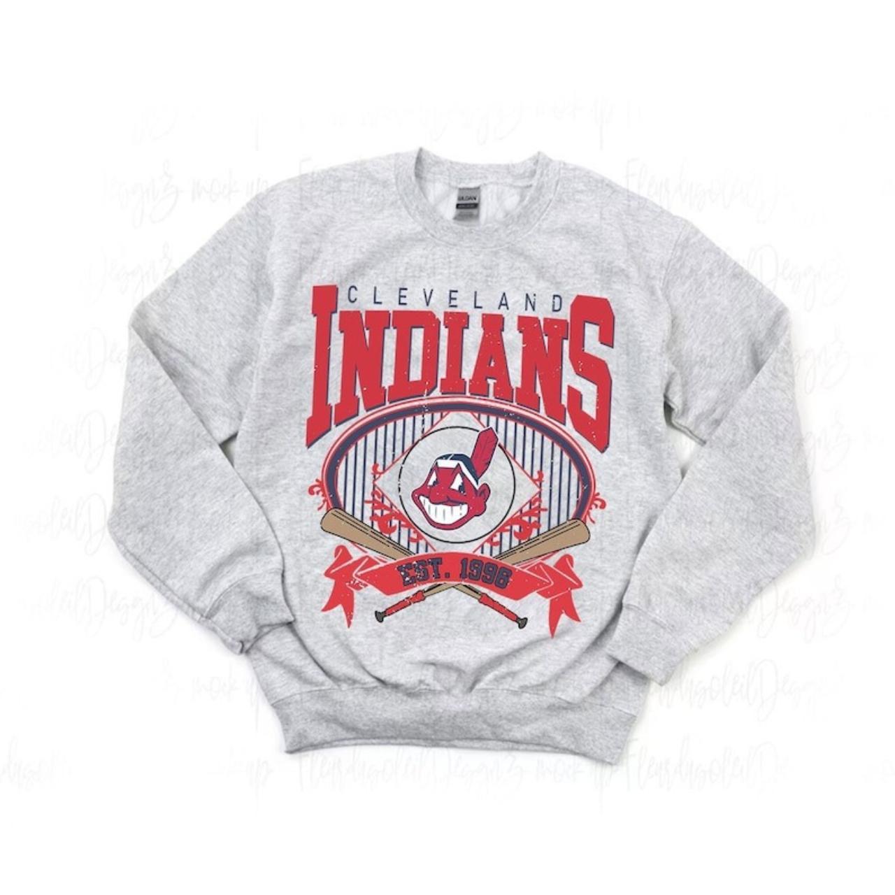 Vintage Cleveland Baseball Crewneck Sweatshirt,... - Depop