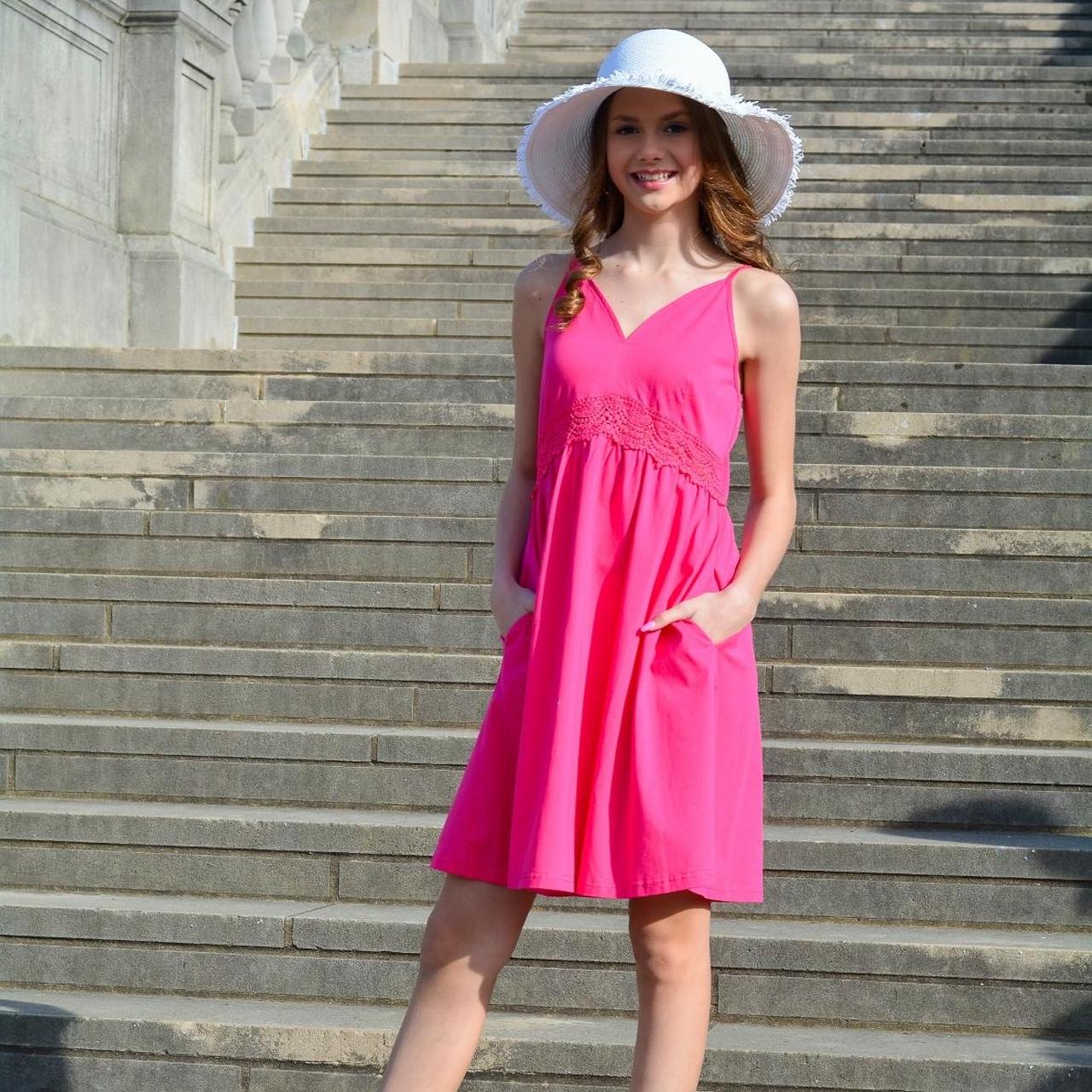 Small Pink Dress - Depop