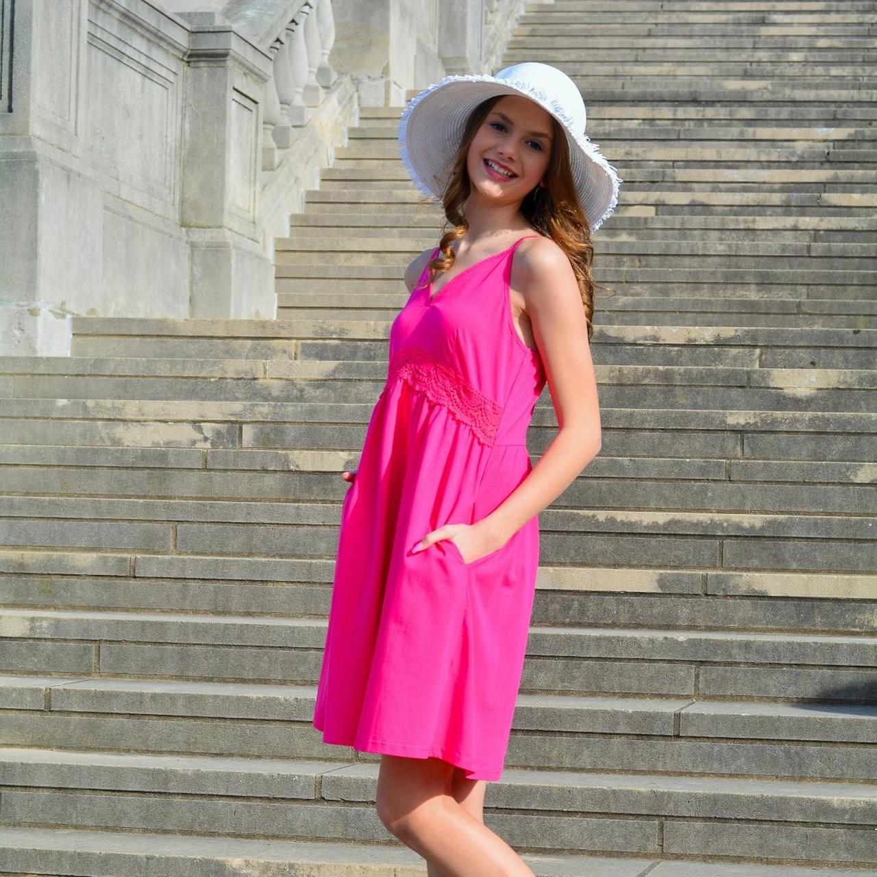 Small Pink Dress - Depop