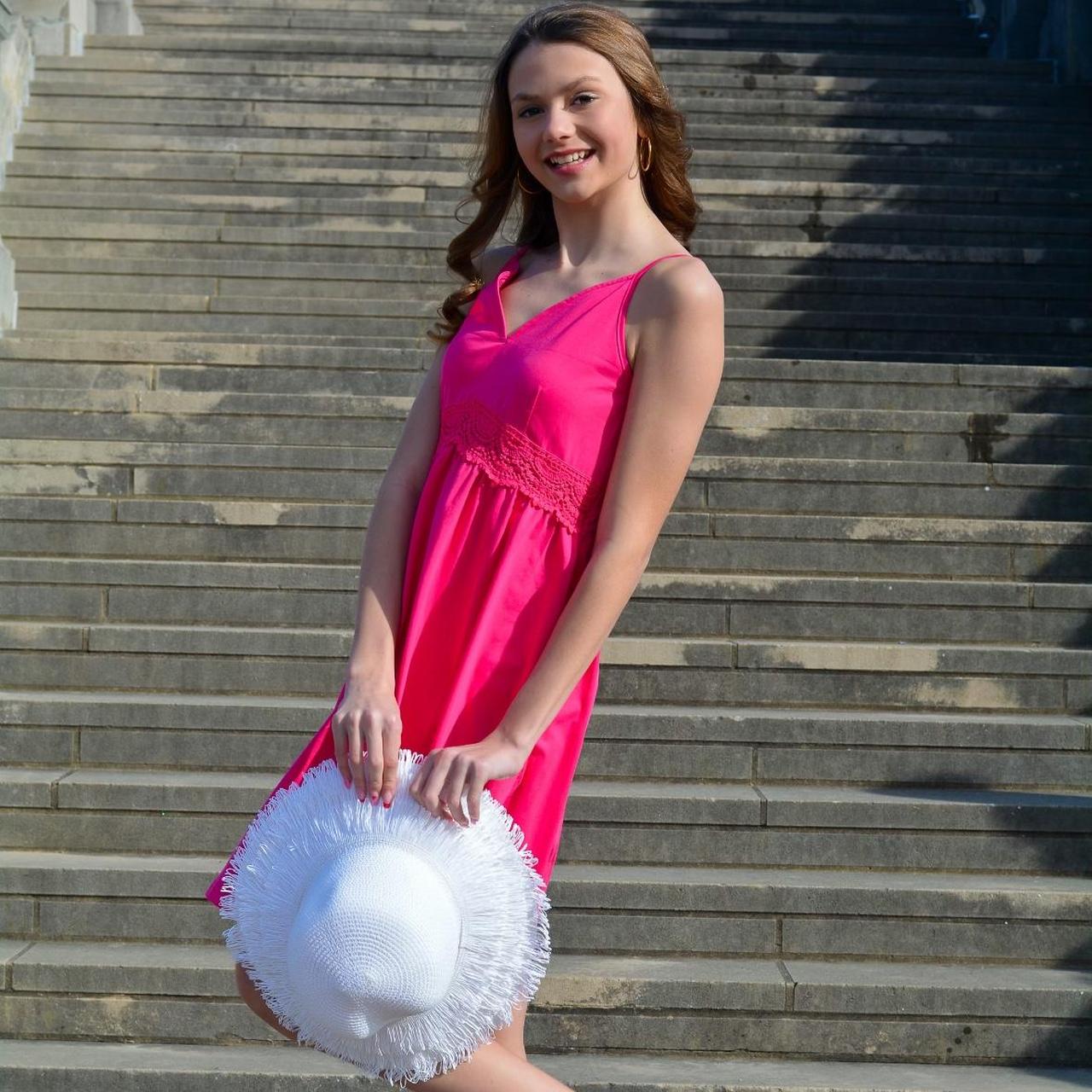 Small Pink Dress - Depop