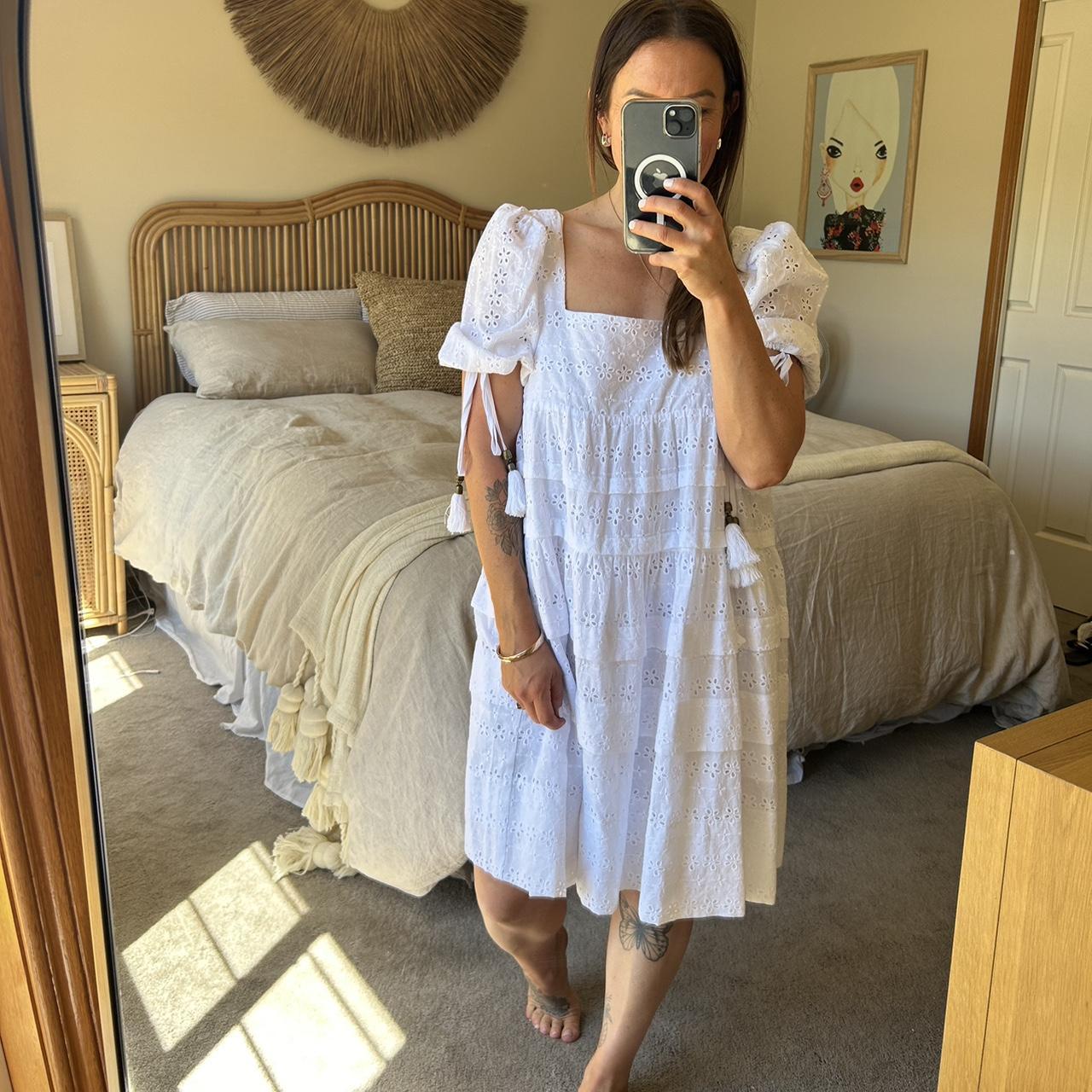 Harni the label dress size 8 Boho style - oversized... - Depop