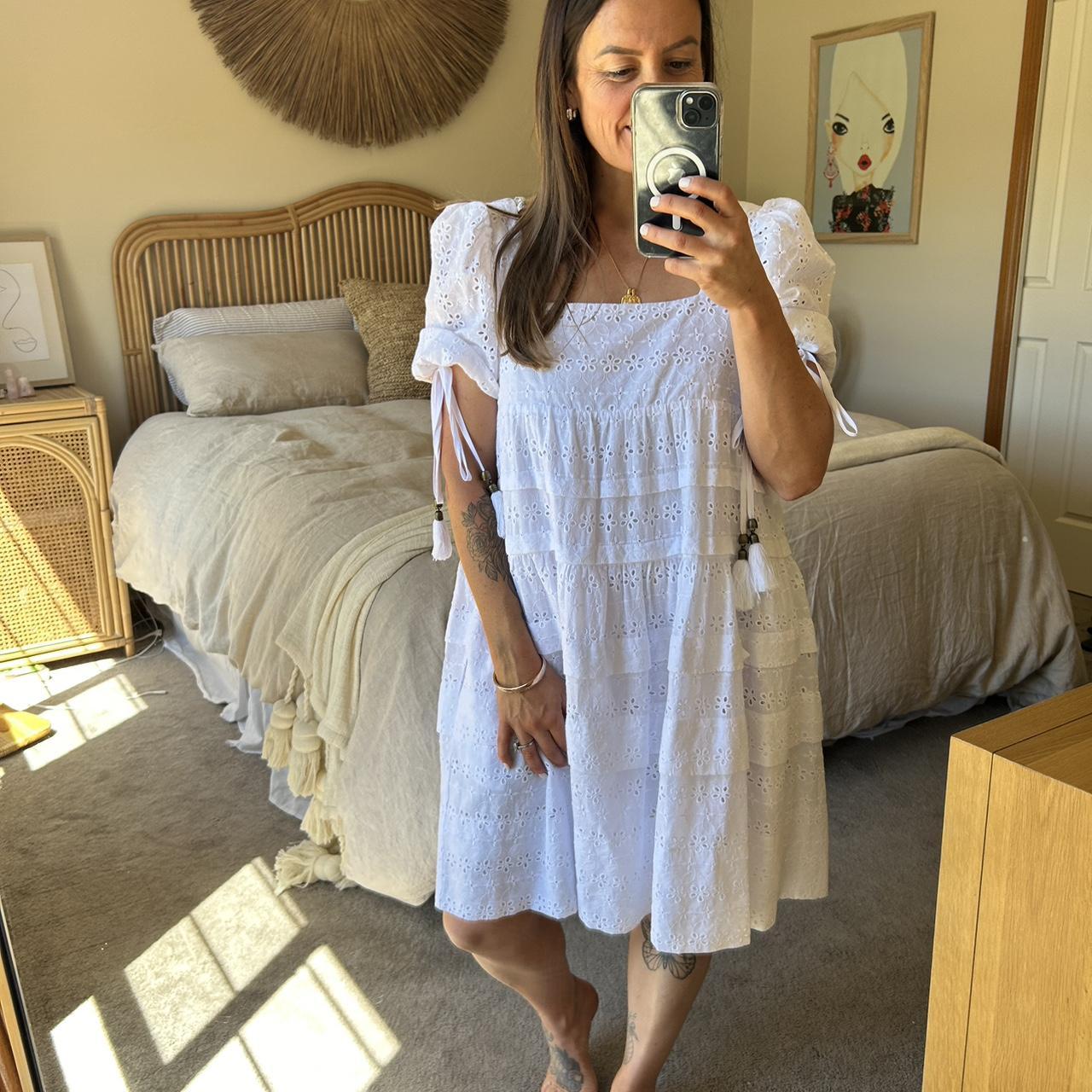 Harni the label dress size 8 Boho style - oversized... - Depop