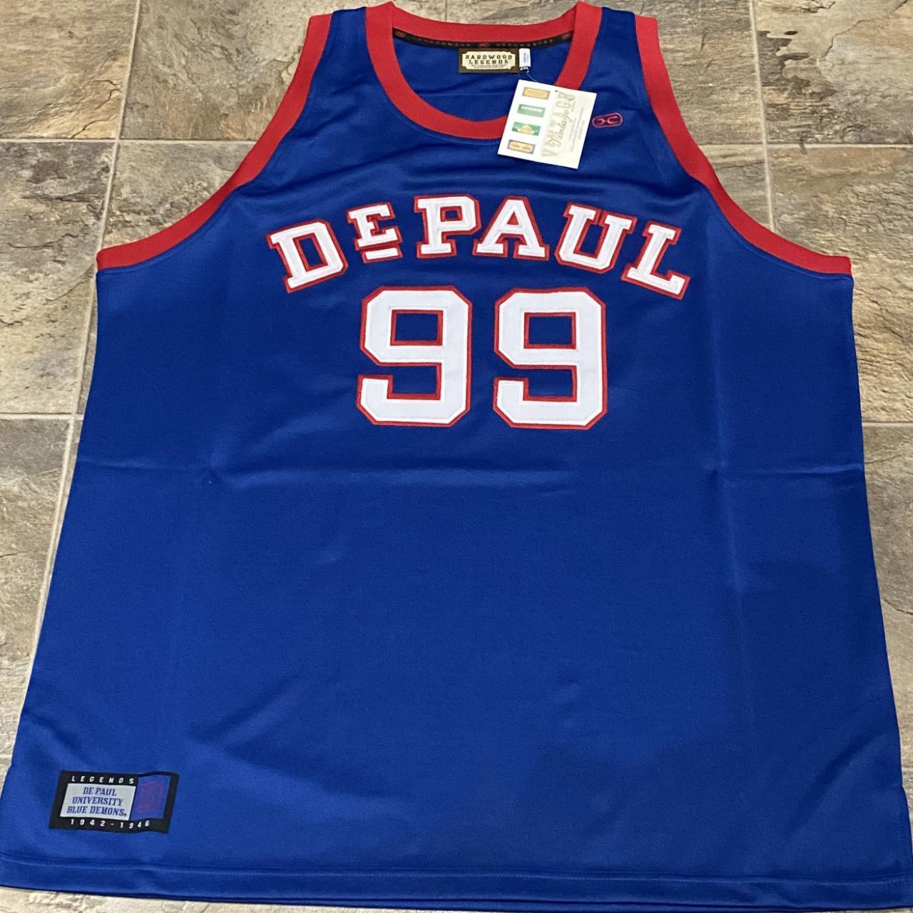 Offered for sale is a brand new George Mikan Depaul... - Depop
