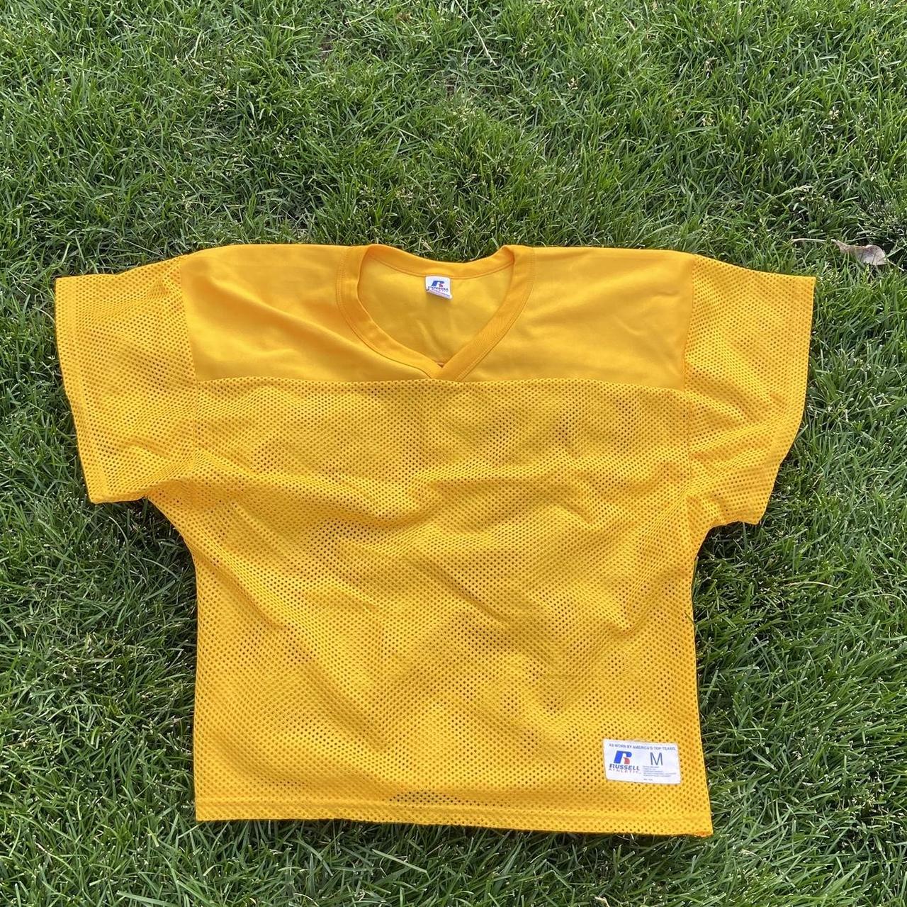 Yellow football jersey #vintage #football - Depop