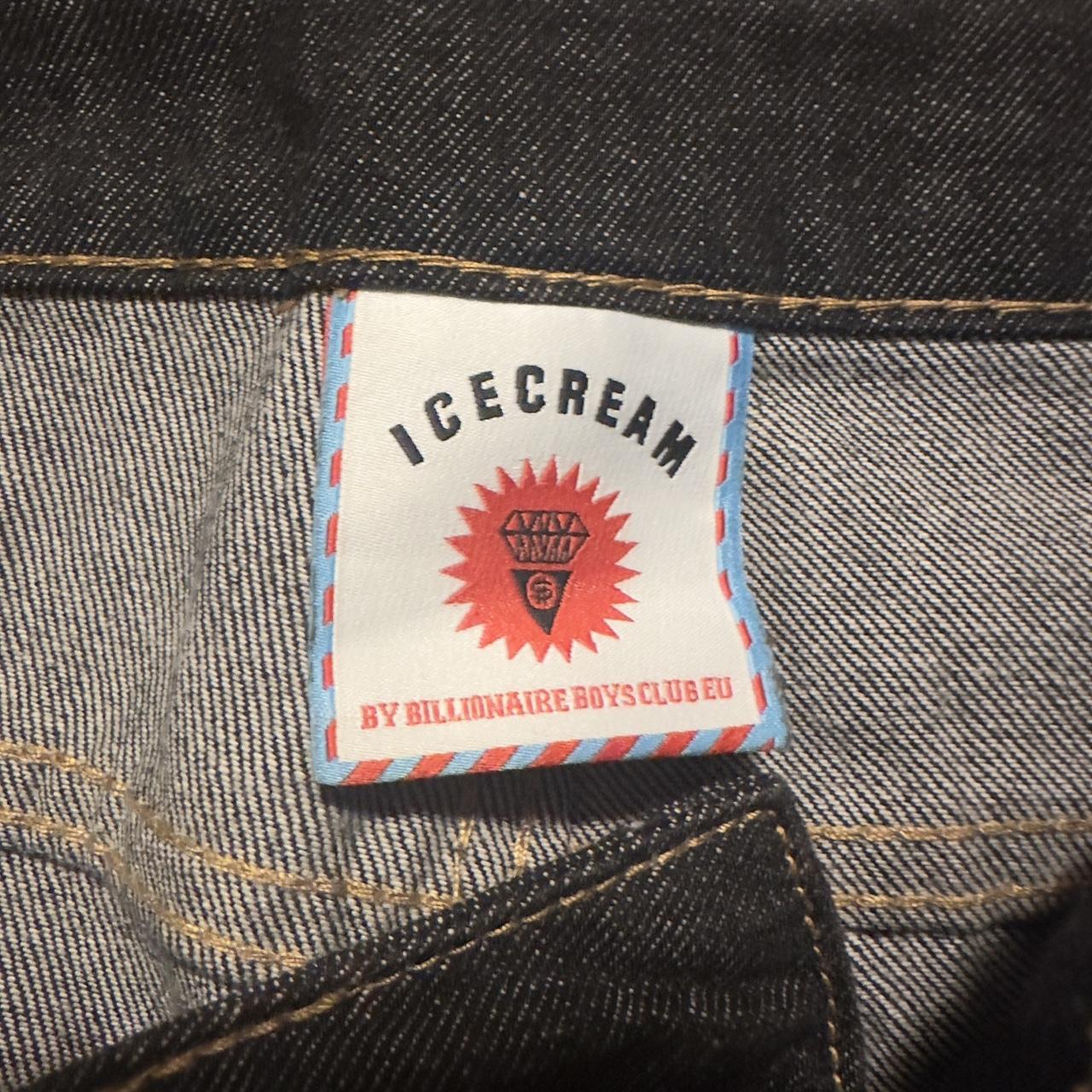 BBC Ice cream Jorts Black/Yellow size 34 - Depop