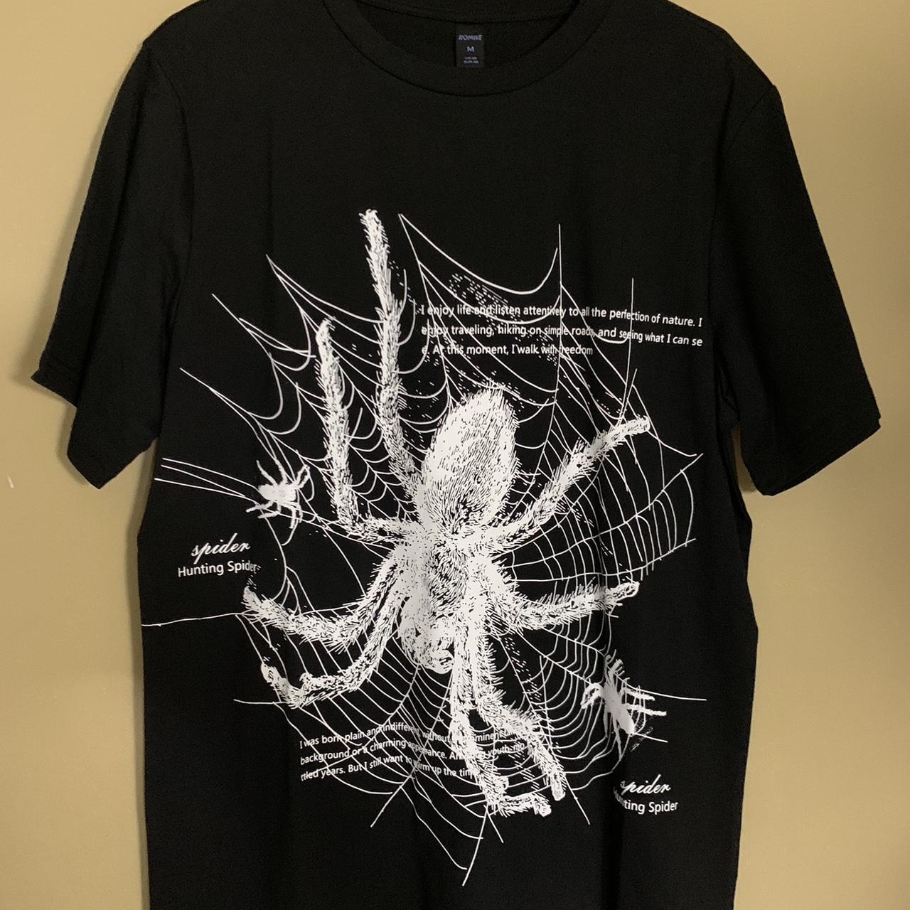 Y2k graphic spider tee, brand new, never worn #y2k... - Depop