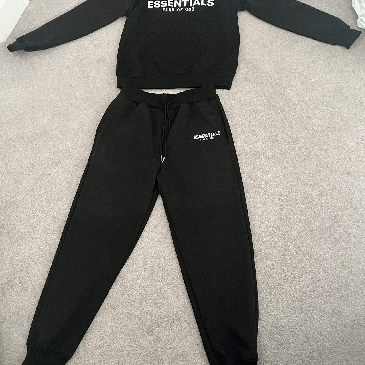Fake essentials tracksuit - women’s size small.... - Depop