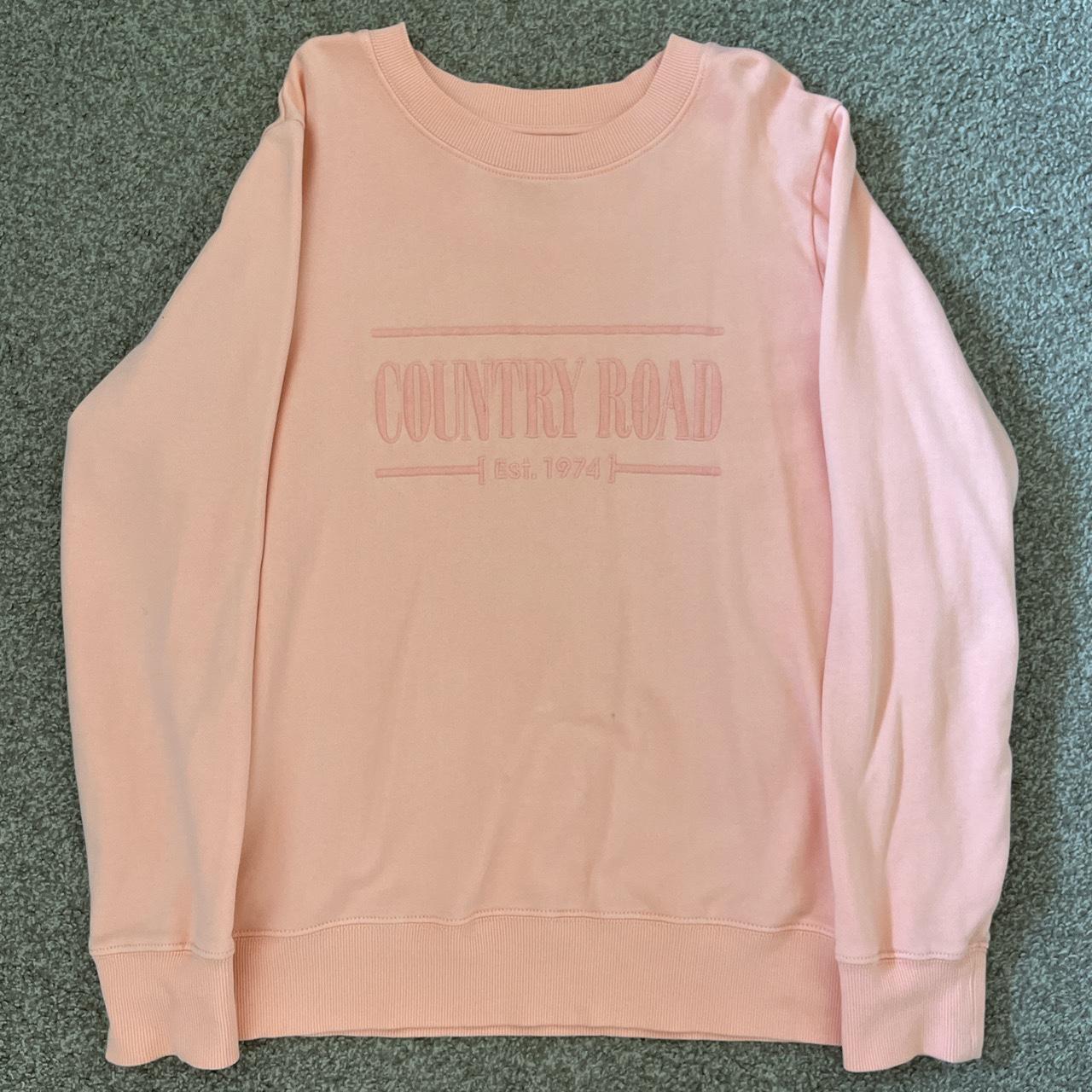 Country Road Women’s Sweater - Apricot Colour Almost... - Depop