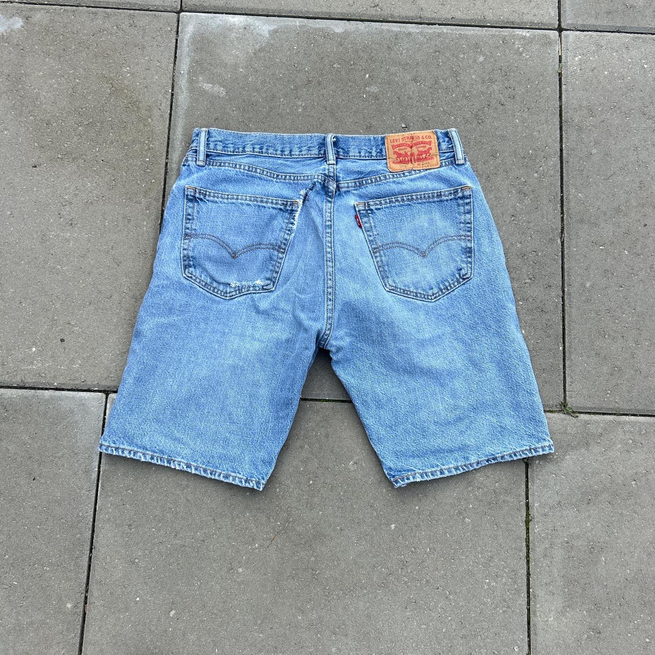 Blue Levi’s jorts • Super good fit • 34 waist | Depop