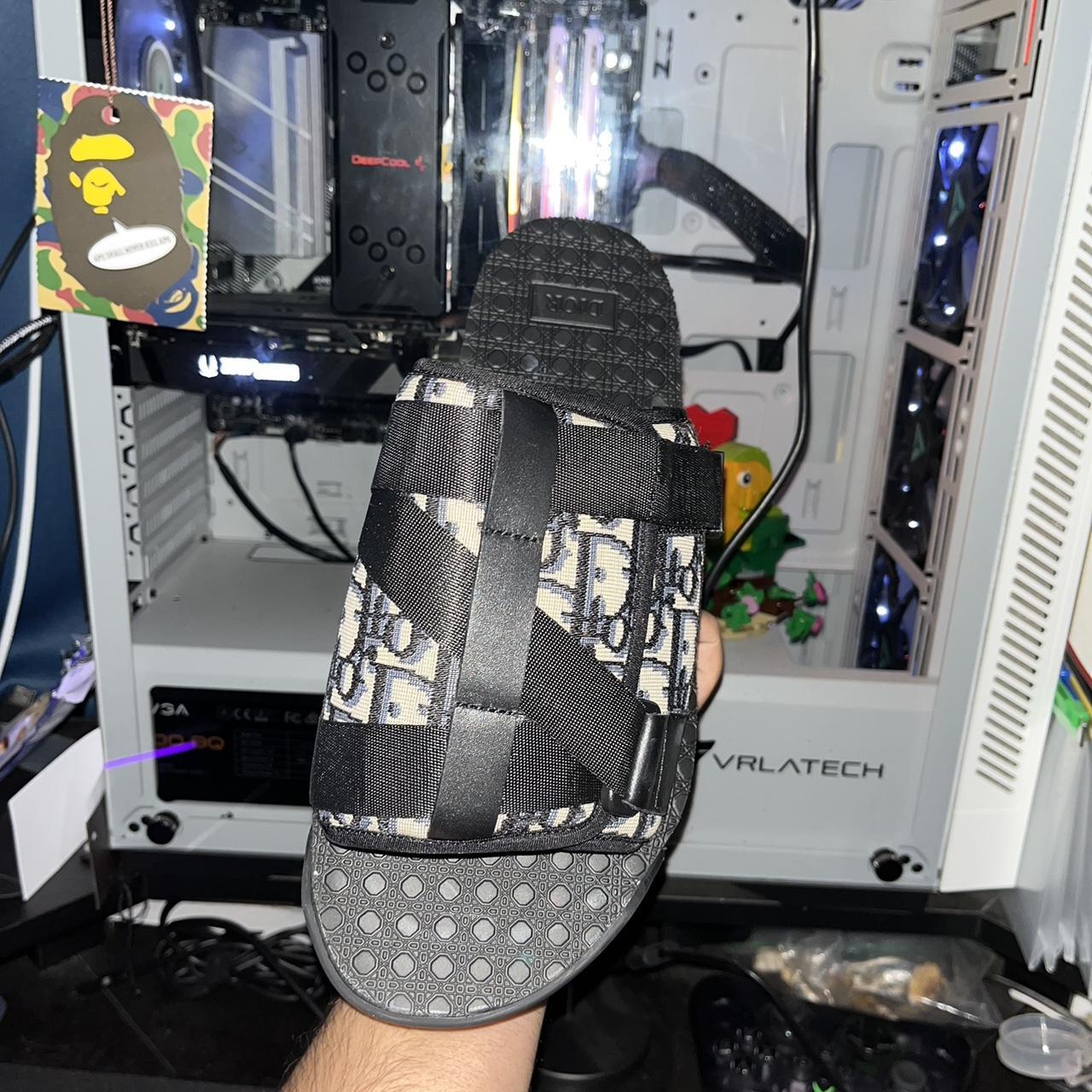 DIOR ALPHA SANDAL (DRACO SLIDES) 1:1 Pair Never... - Depop