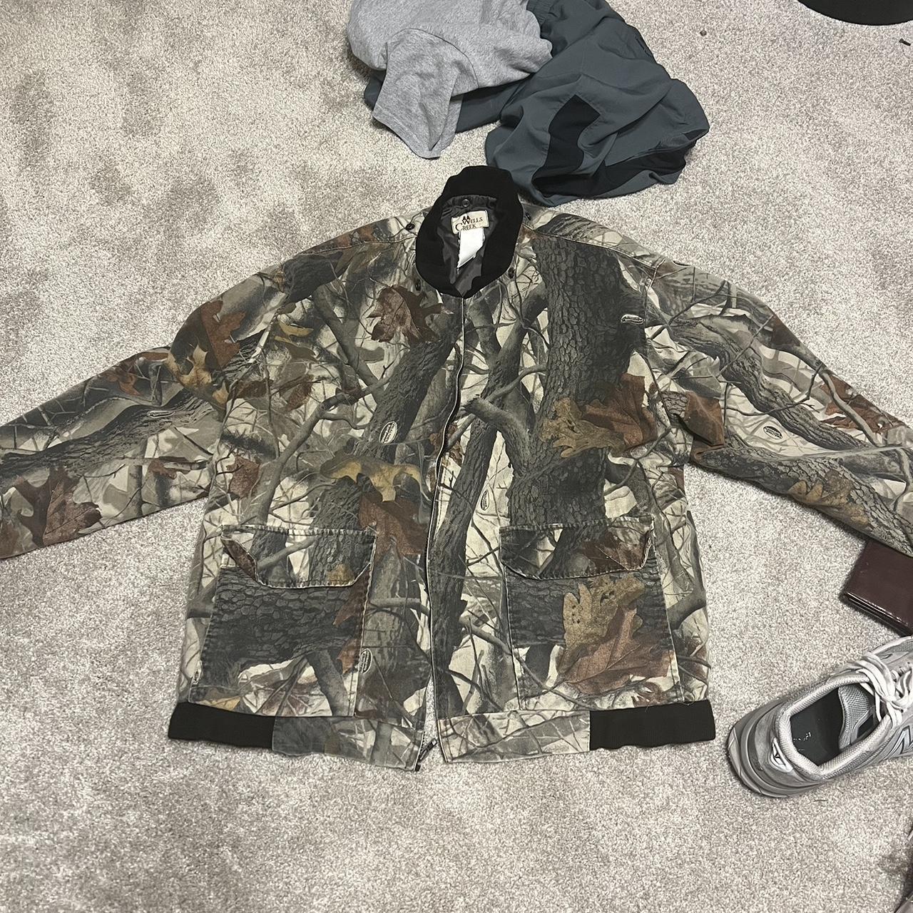 Well creek camo jacket Size Xl hard to see Super... - Depop
