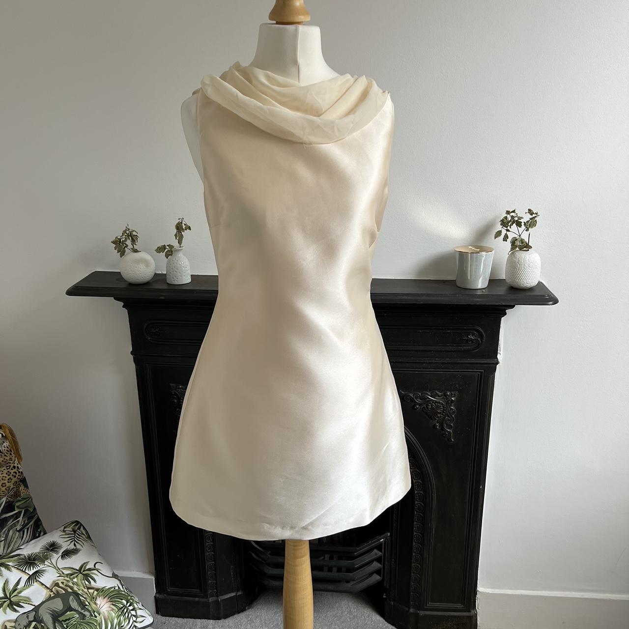 Reformation Ecru dress in cream color mini dress... | Depop