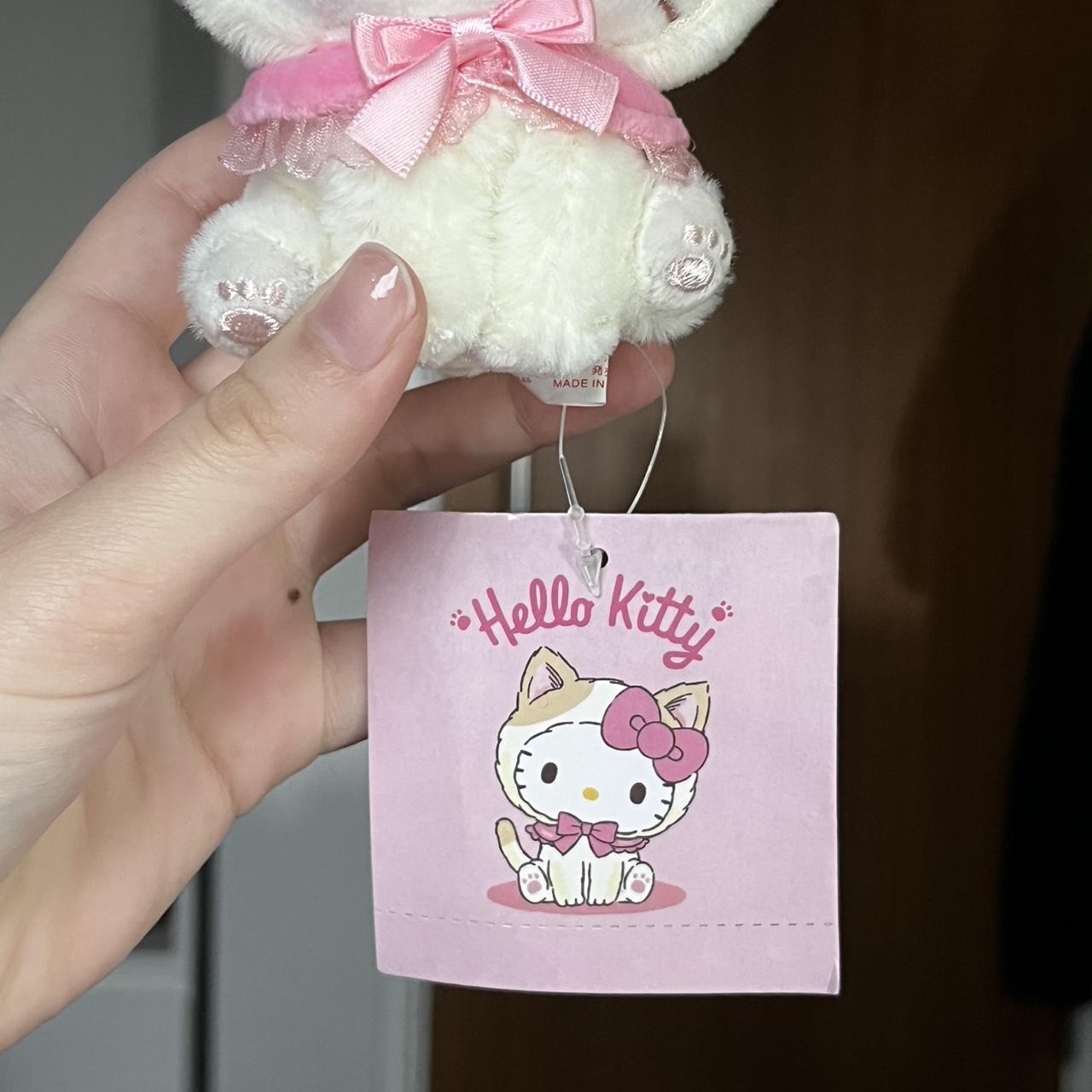 hello kitty plushie keyring #sanrio #hellokitty... | Depop