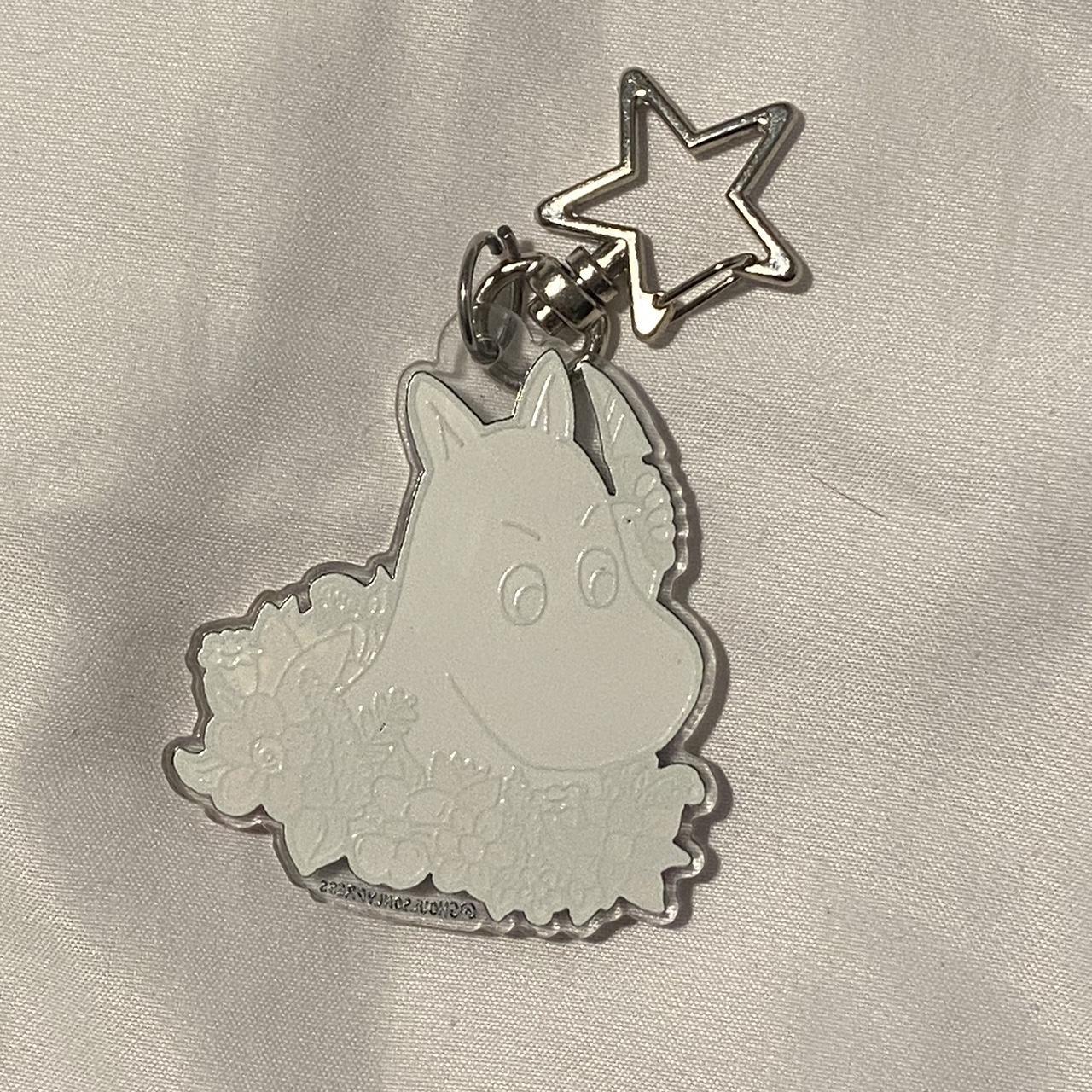 Moomin art keychain #moomin#cute#art#keychain#flowers - Depop