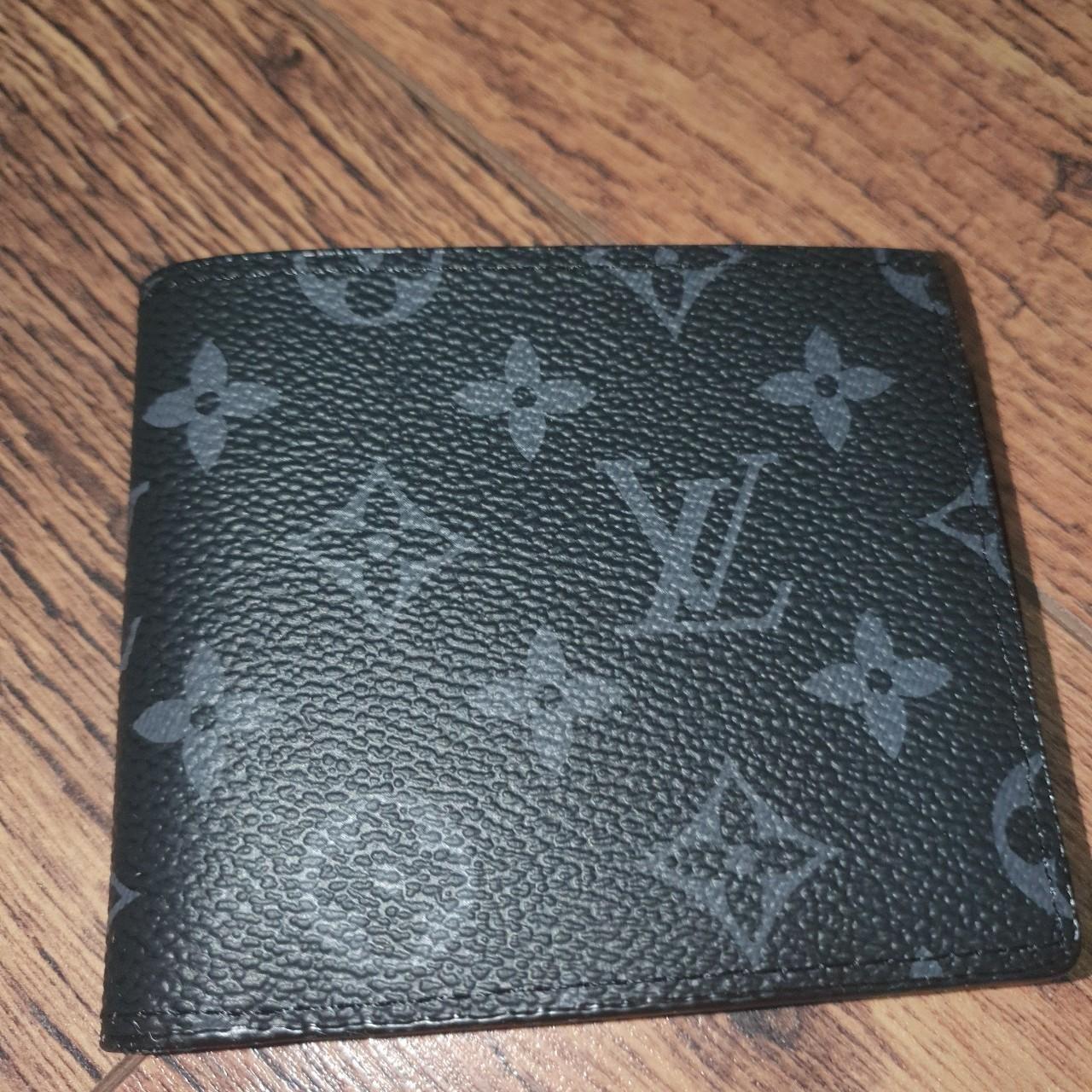 LV Wallet Black Flowers Brand New - Depop