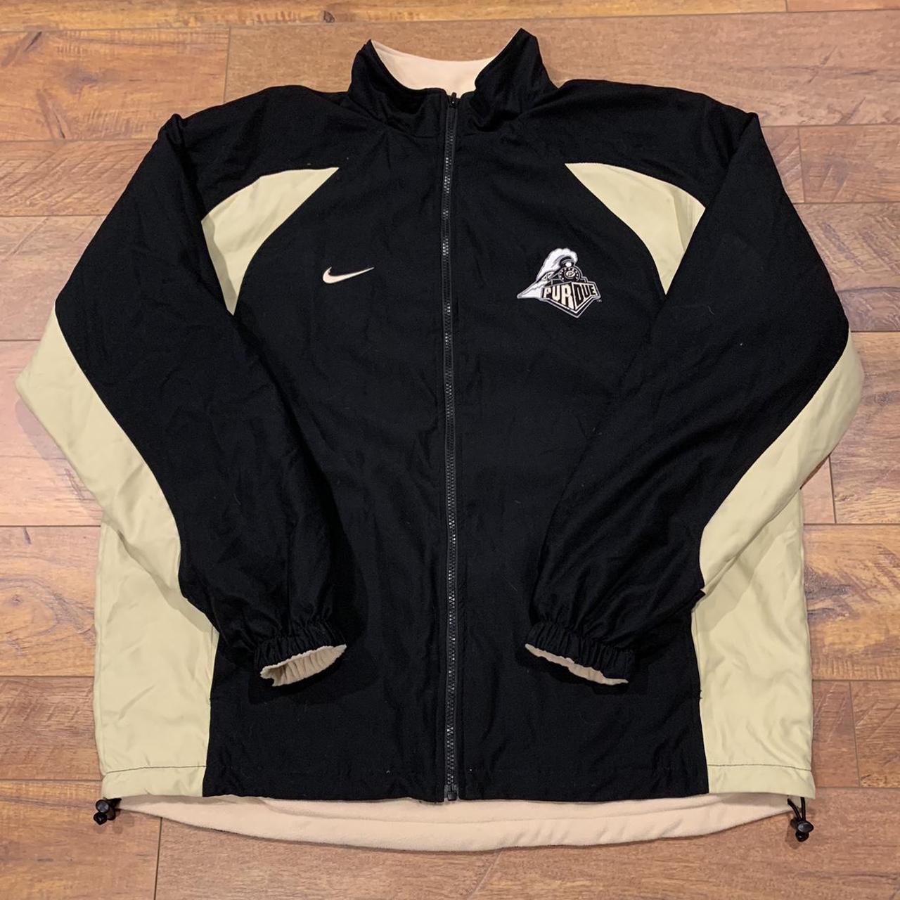 Purdue Nike Reverse Flip Athletic Full Zip... - Depop