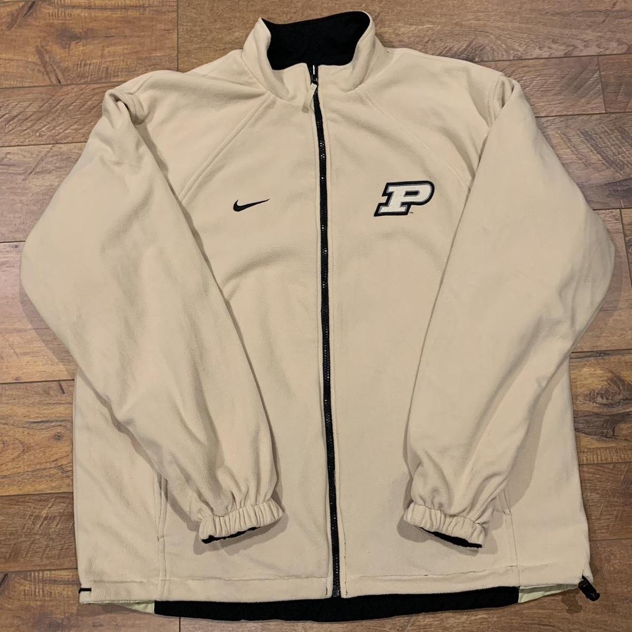 Purdue Nike Reverse Flip Athletic Full Zip... - Depop