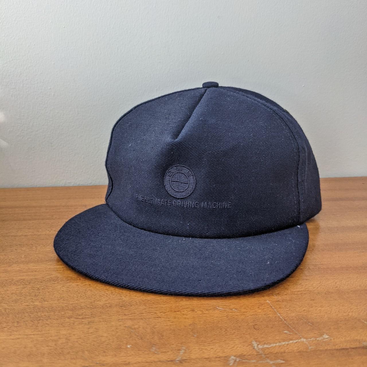 Deadstock 90s BMW Car cap / hat. Strapback. Navy... - Depop