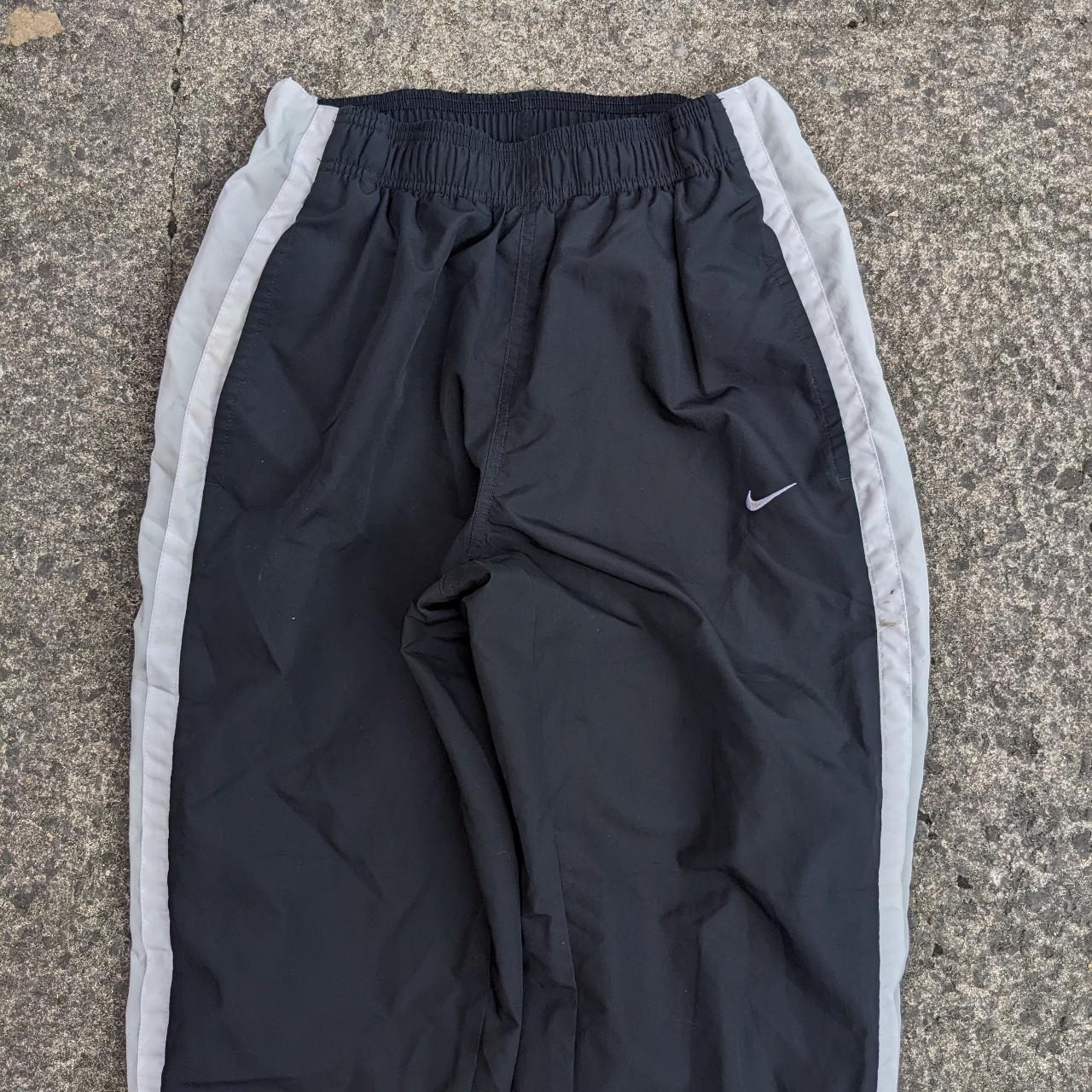 Vintage 00s Nike Swim popper tracksuit bottoms.... - Depop
