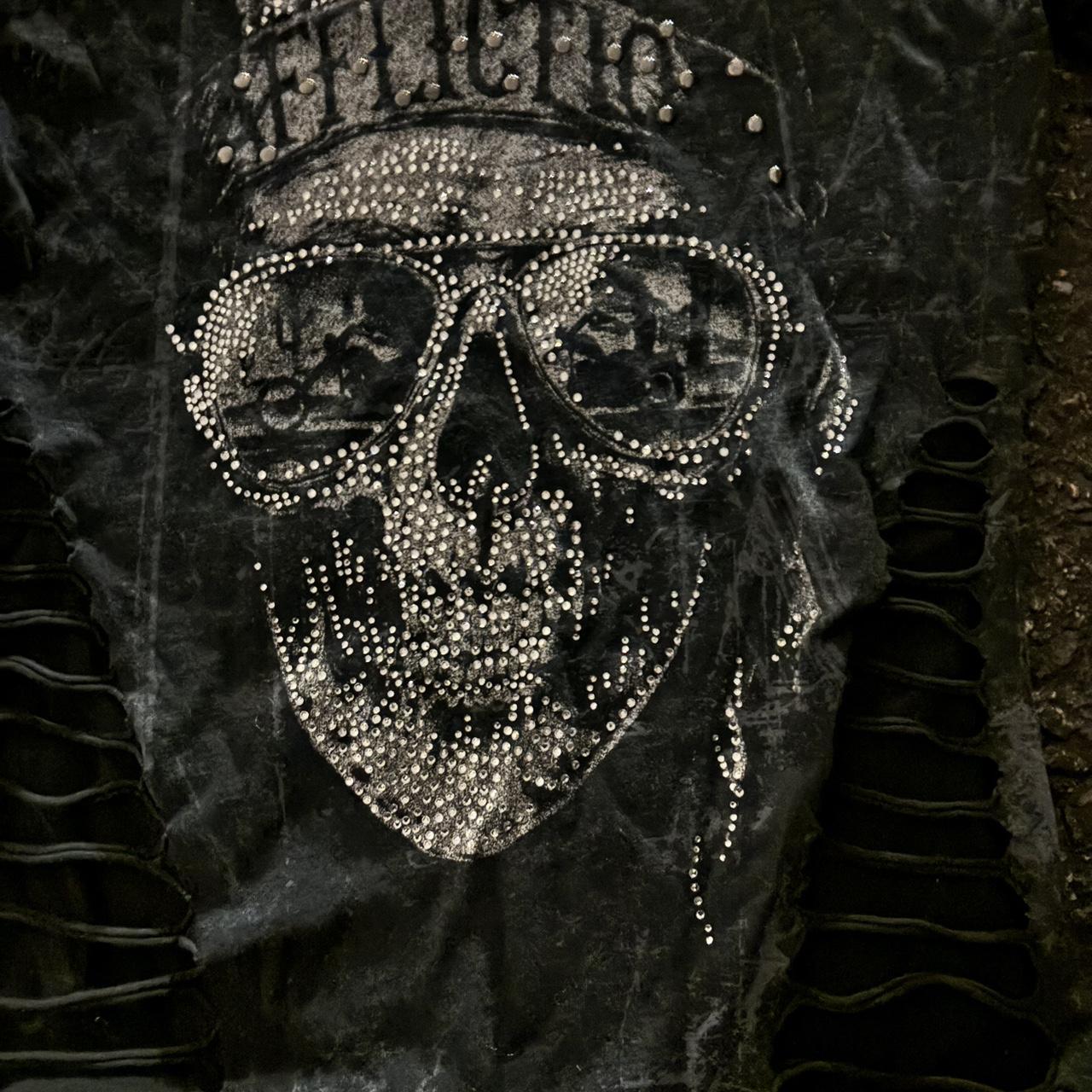 Black affliction 2000s shirt 。rare y2k grunge emo... - Depop