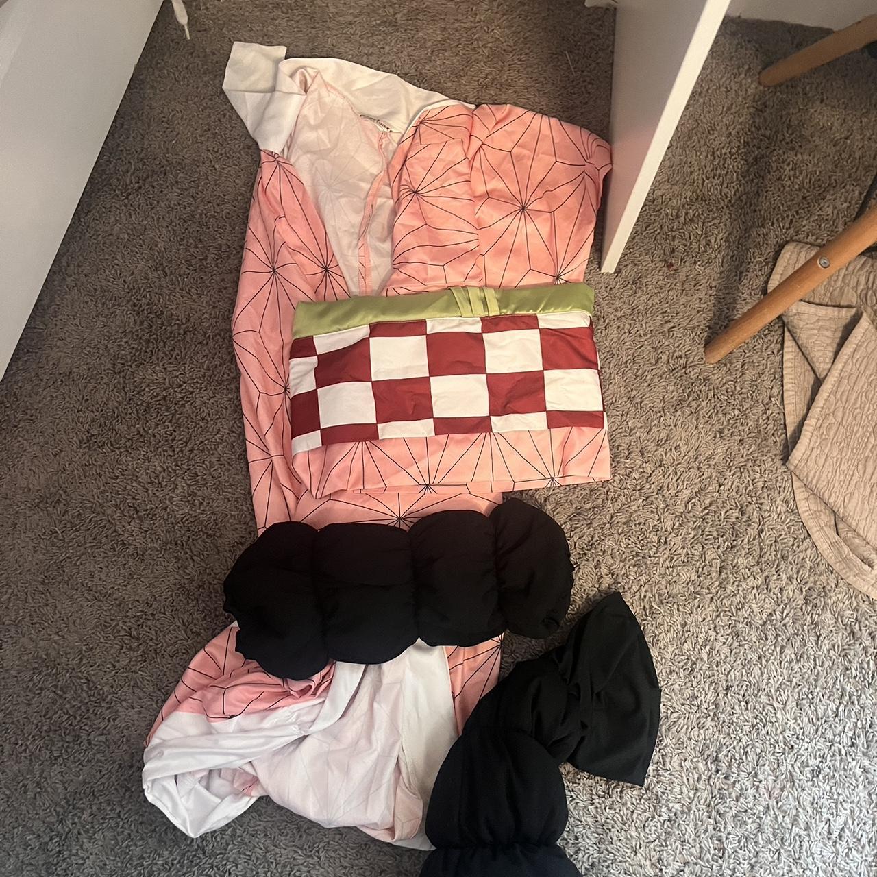 Demon Slayer Nezuko cosplay // L// $10 // Wig, leg... - Depop