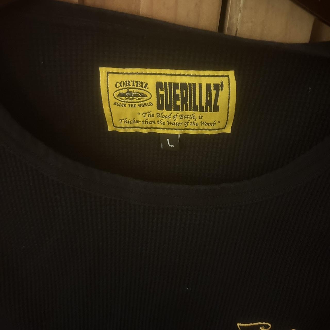 black corteiz waffle type pattern tank top rare ‼️... - Depop