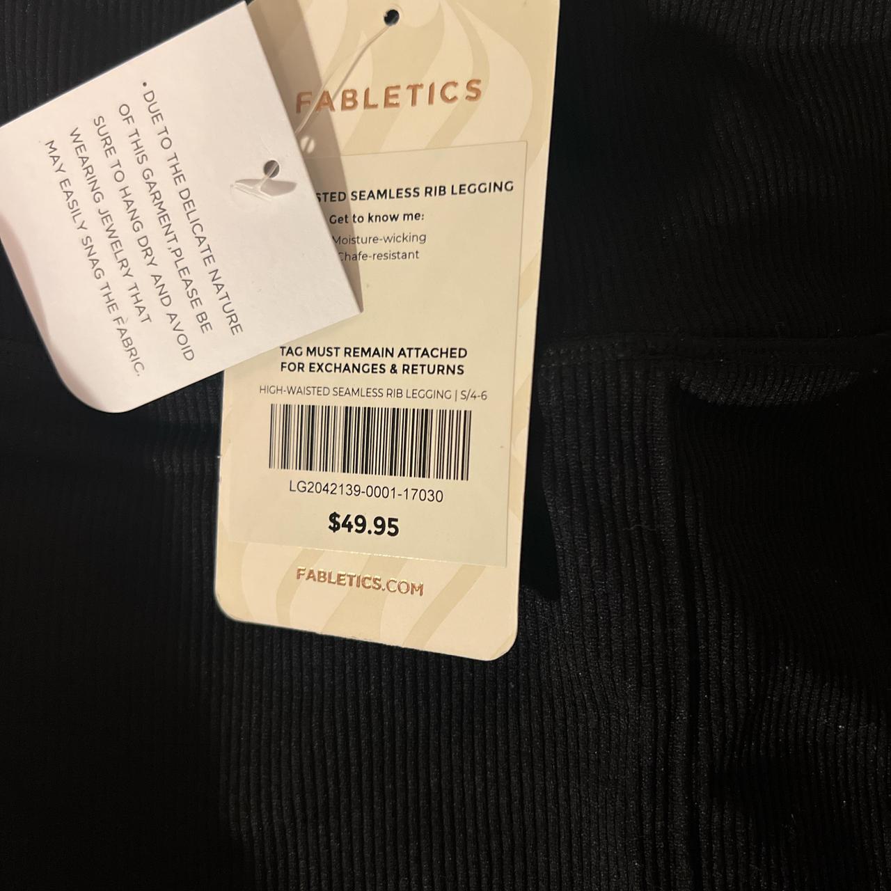 FABLETICS BLACK LEGGINGS!! Has texture on them as... - Depop