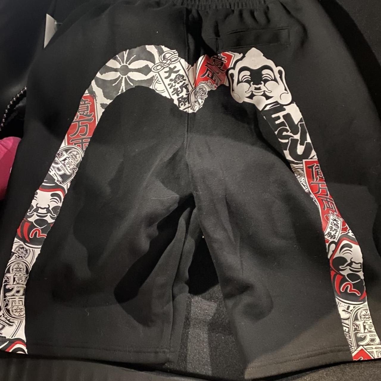 Evisu allover daruma shorts #streetwear #evisu... | Depop