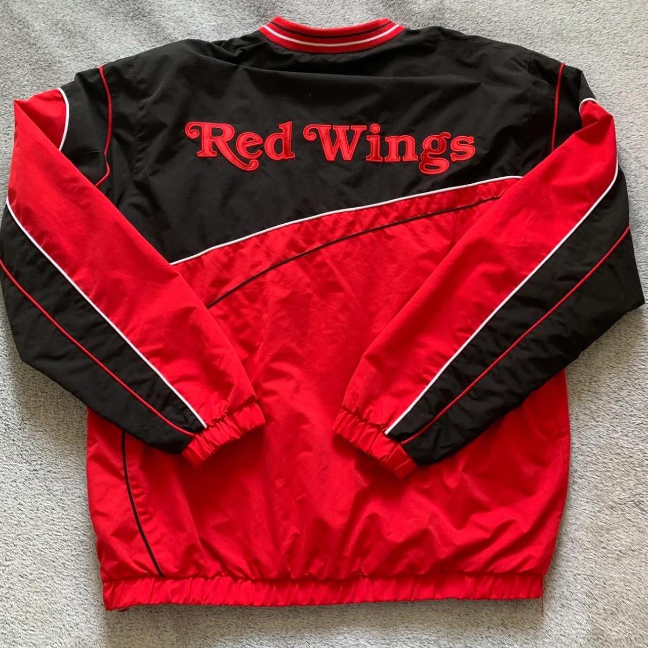 Vintage Detroit Redwings Windbreaker. The... - Depop