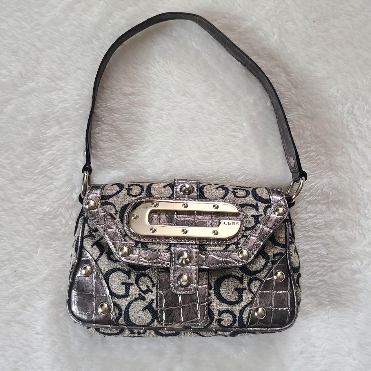 GUESS WOMEN'S HANDBAG LEAD / SILVER COLOR. GUESS... | Depop