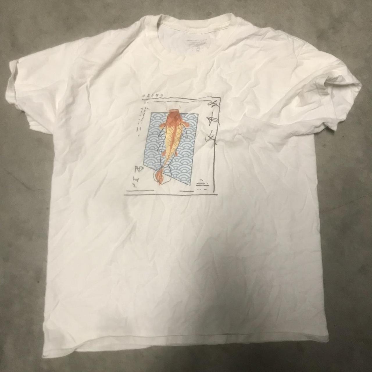 Vintage JNCO T shirt White Size large - Depop