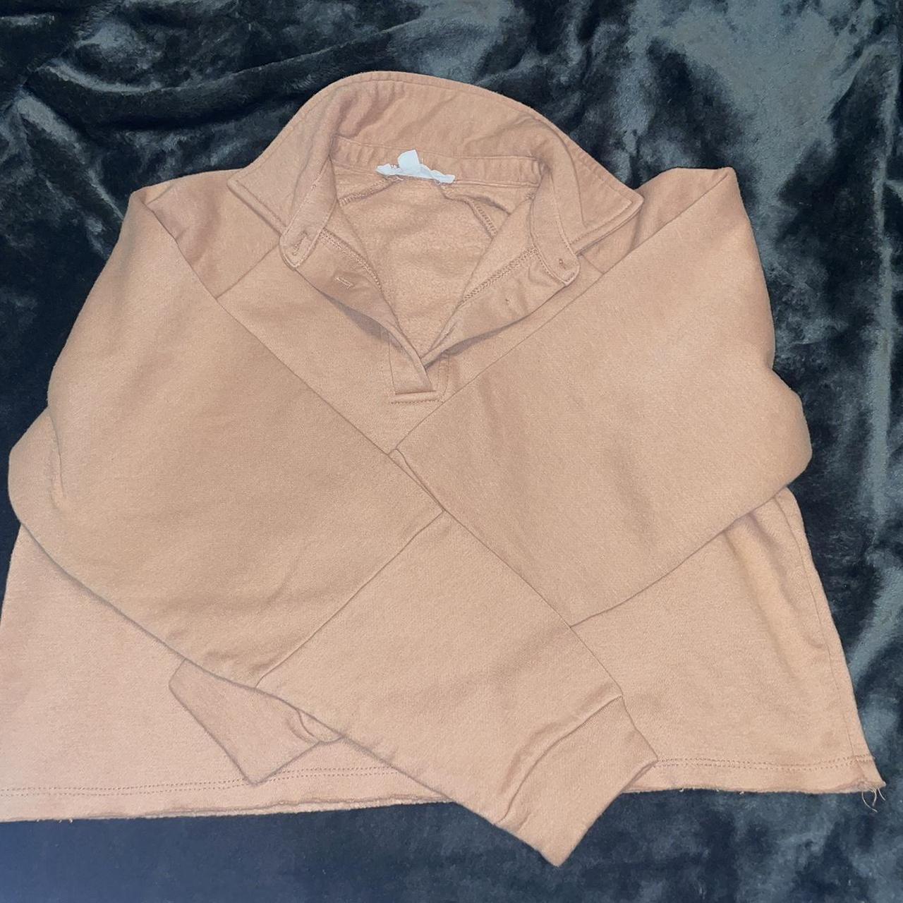 hippie rose light brown sweater - Depop
