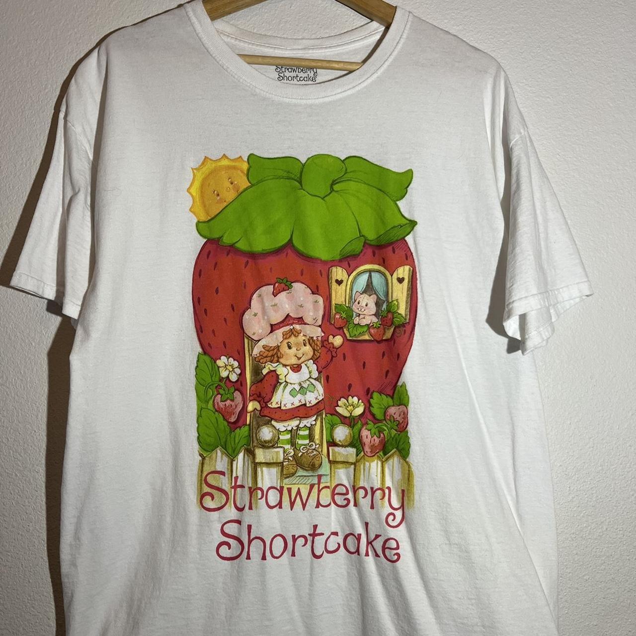 Strawberry Shortcake Shirt - XL Only worn once... - Depop